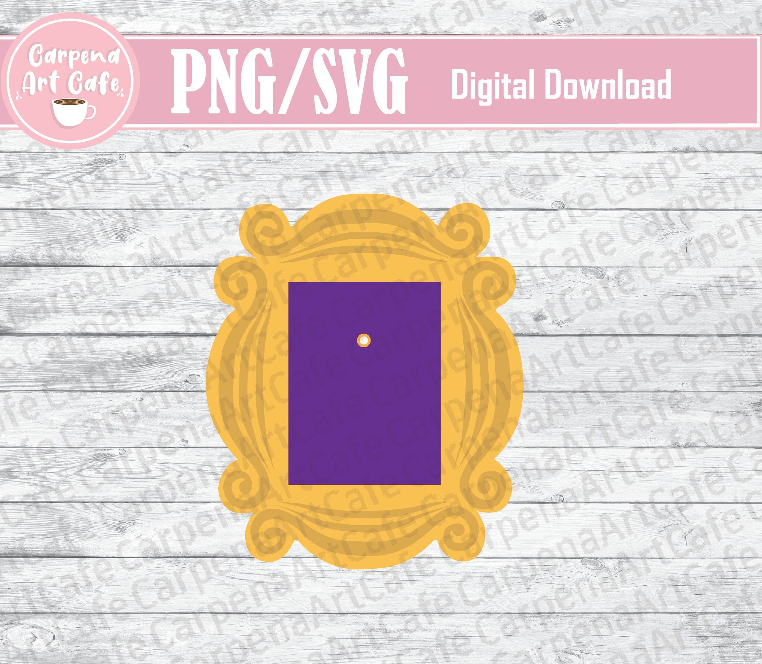 FRIENDS Tv Show Door Frame Png Svg Digital Download Design - Etsy