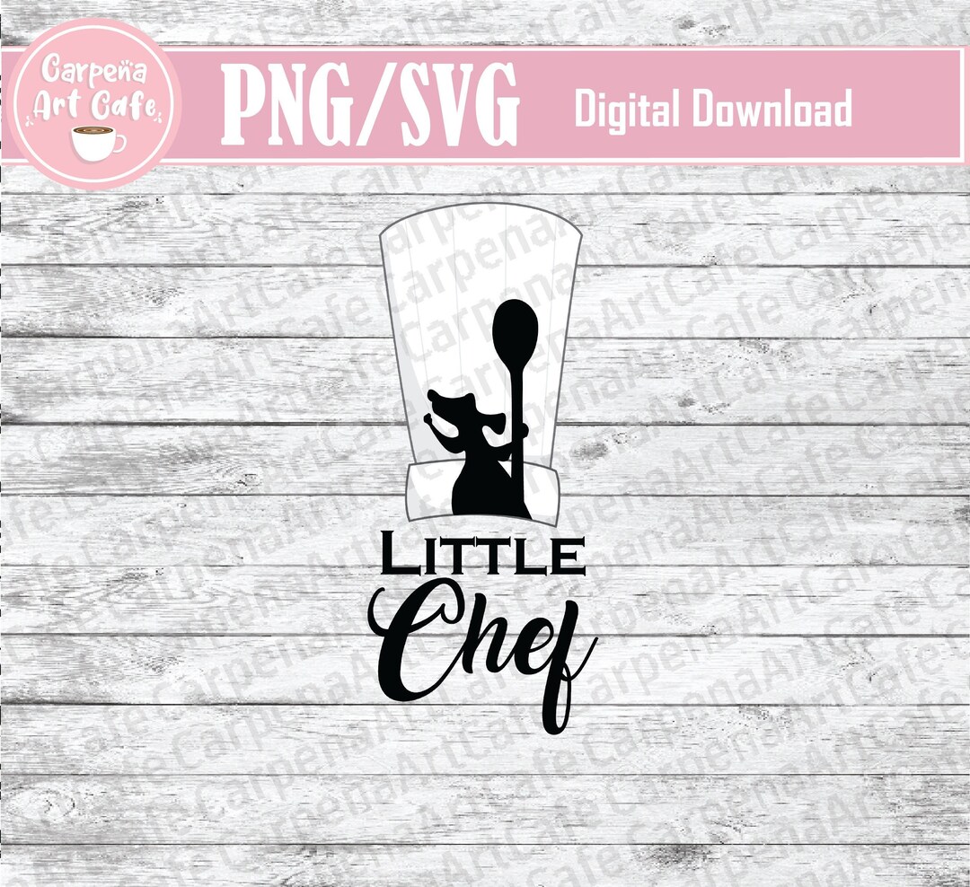 Remy Little Chef Ratatouille SVG and PNG Download Files, Remy Kids ...