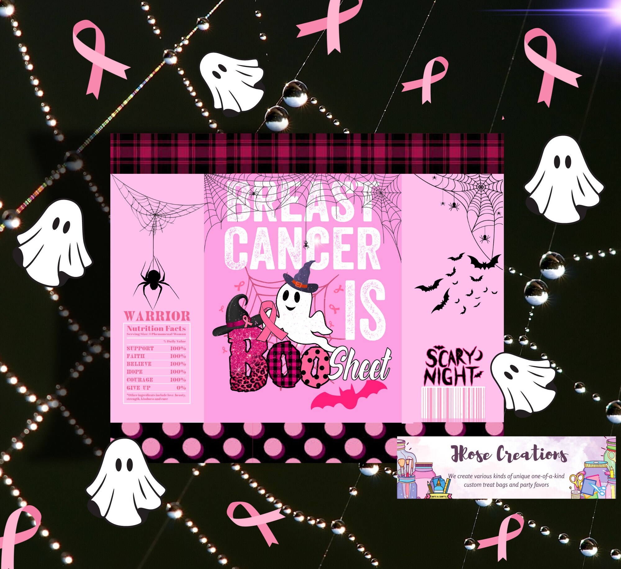 Breast Cancer Awareness Chip Bag Wrap, Pink Breast Cancer Chip Bag, Printable Breast Cancer ...