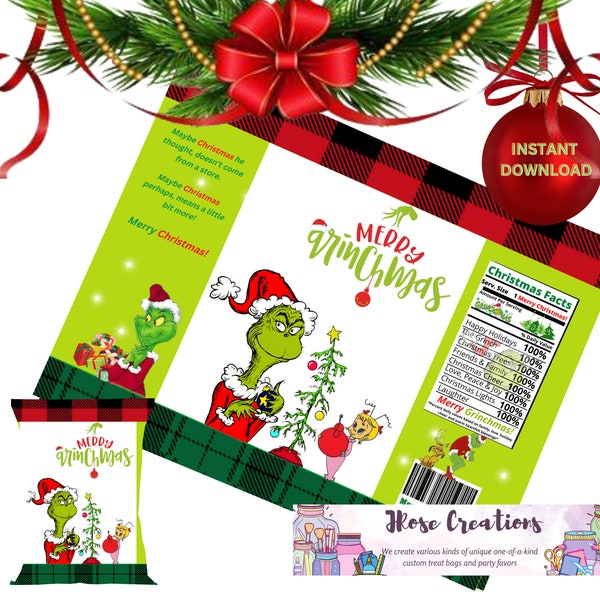 Grinch Party Favors - Etsy