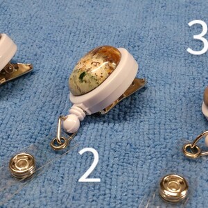 Choose Your Stone Name Tag/badge Holder With Extension and Gator Grip ...