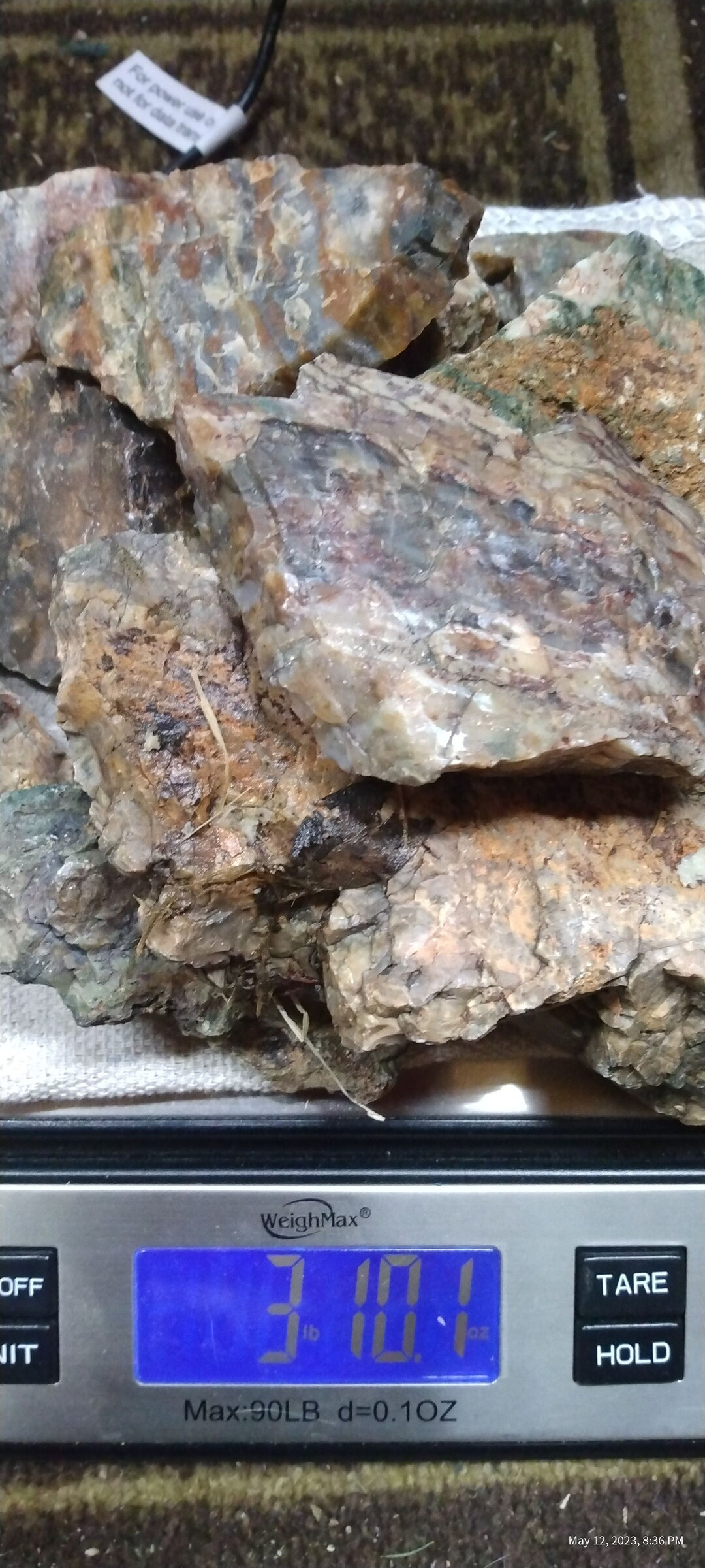 3 Lb.+++ Mystery Mix-petrified Wood, Jasp-agate,jasper,bog Wood ...