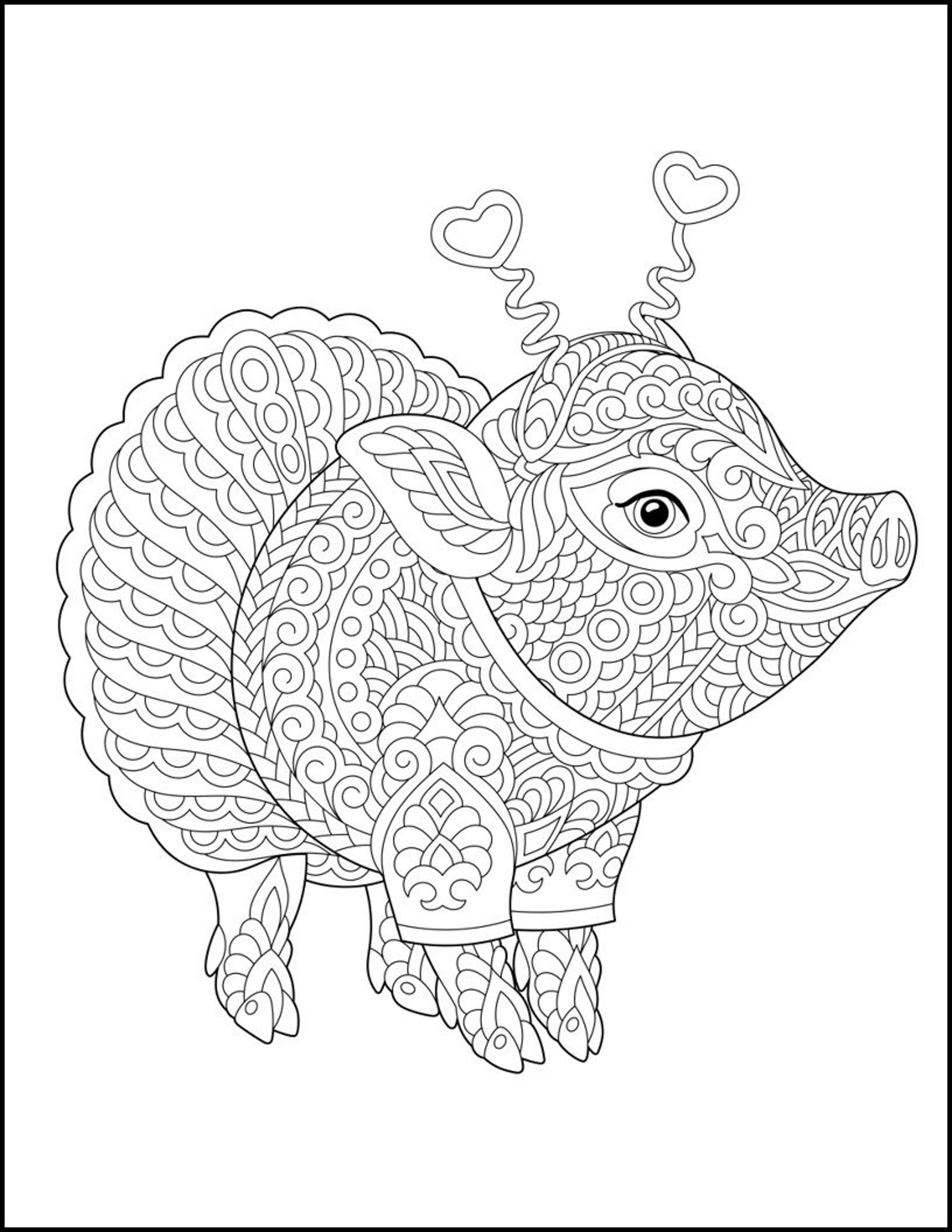 50 Amazing Mandala Animal Coloring Pages, Adult Doodle Art, Flora ...