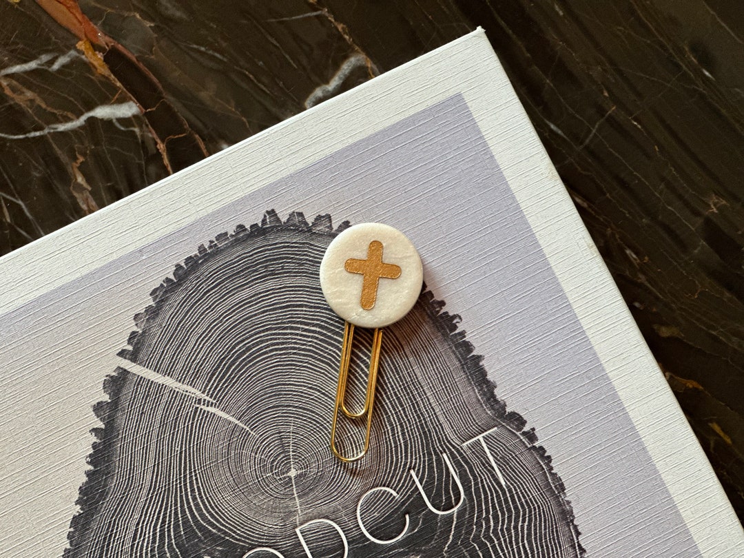 Pearl Marble Cross Clips | Bible Journaling | Bible Clips | Christian ...