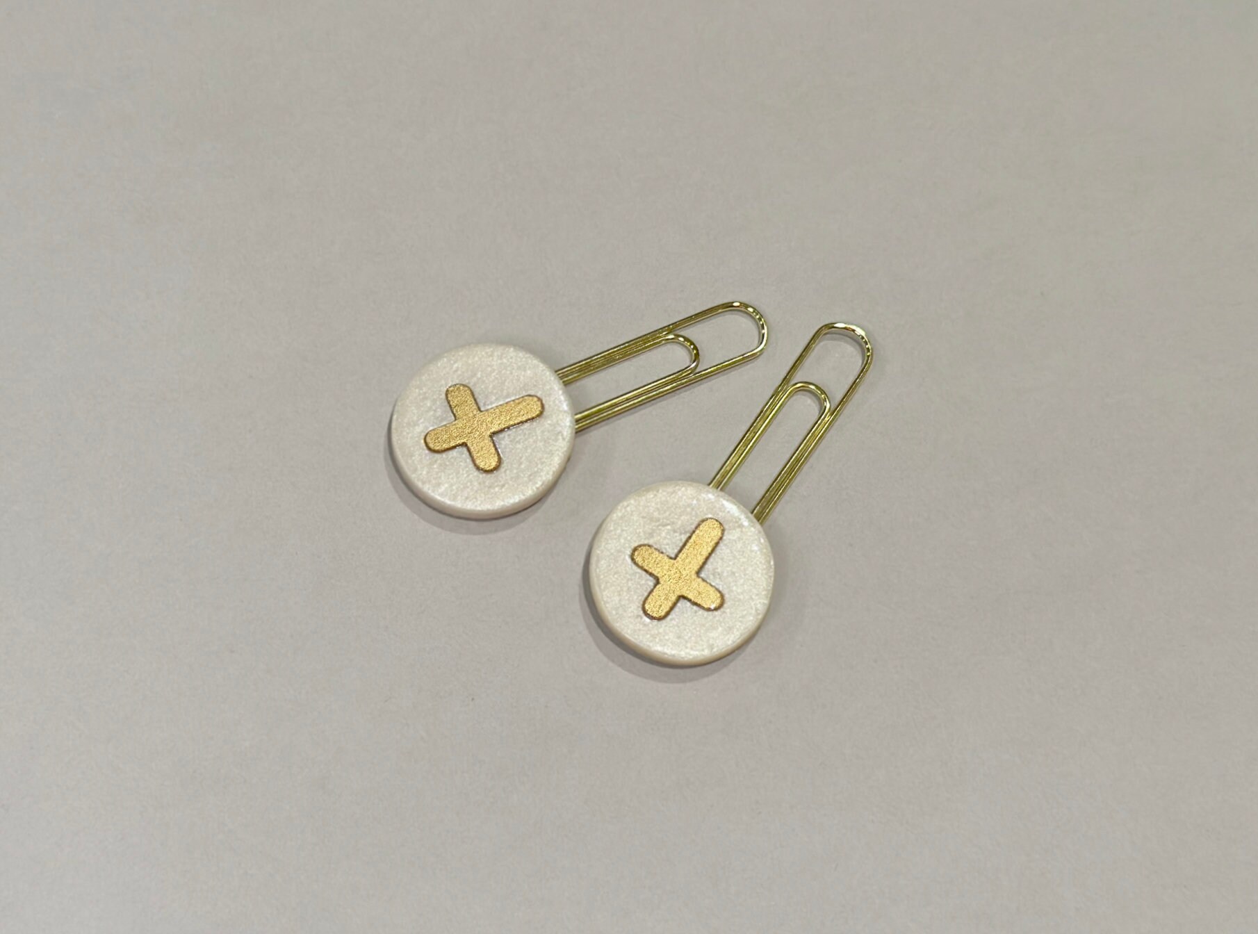 Pearl Marble Cross Clips | Bible Journaling | Bible Clips | Christian ...