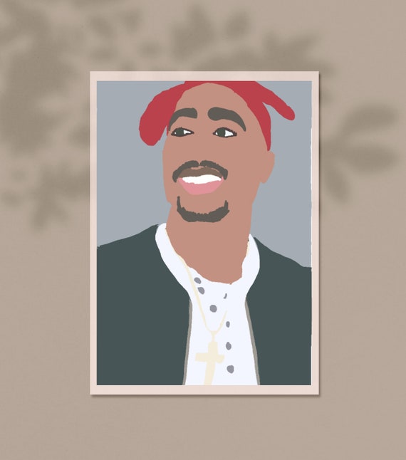 Tupac Printable Poster Digital Poster Wall Art - Etsy
