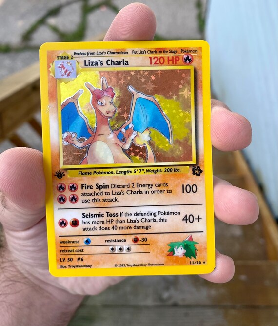 Fake Charizard Pokémon Card - Etsy