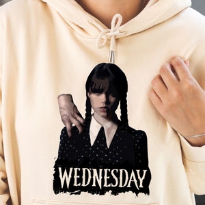 The Thing on Wednesday's Shoulder Png Svg, Hand on Shoulder Wednesday ...