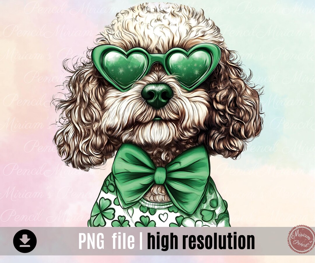 Shamrock Dog With Ribbon Patrick Png, Lucky Shamrock, Shamrock, St ...
