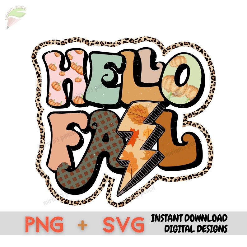 Autumn Png Files, Fall Retro Png Files for Sublimation, Thanksgiving ...