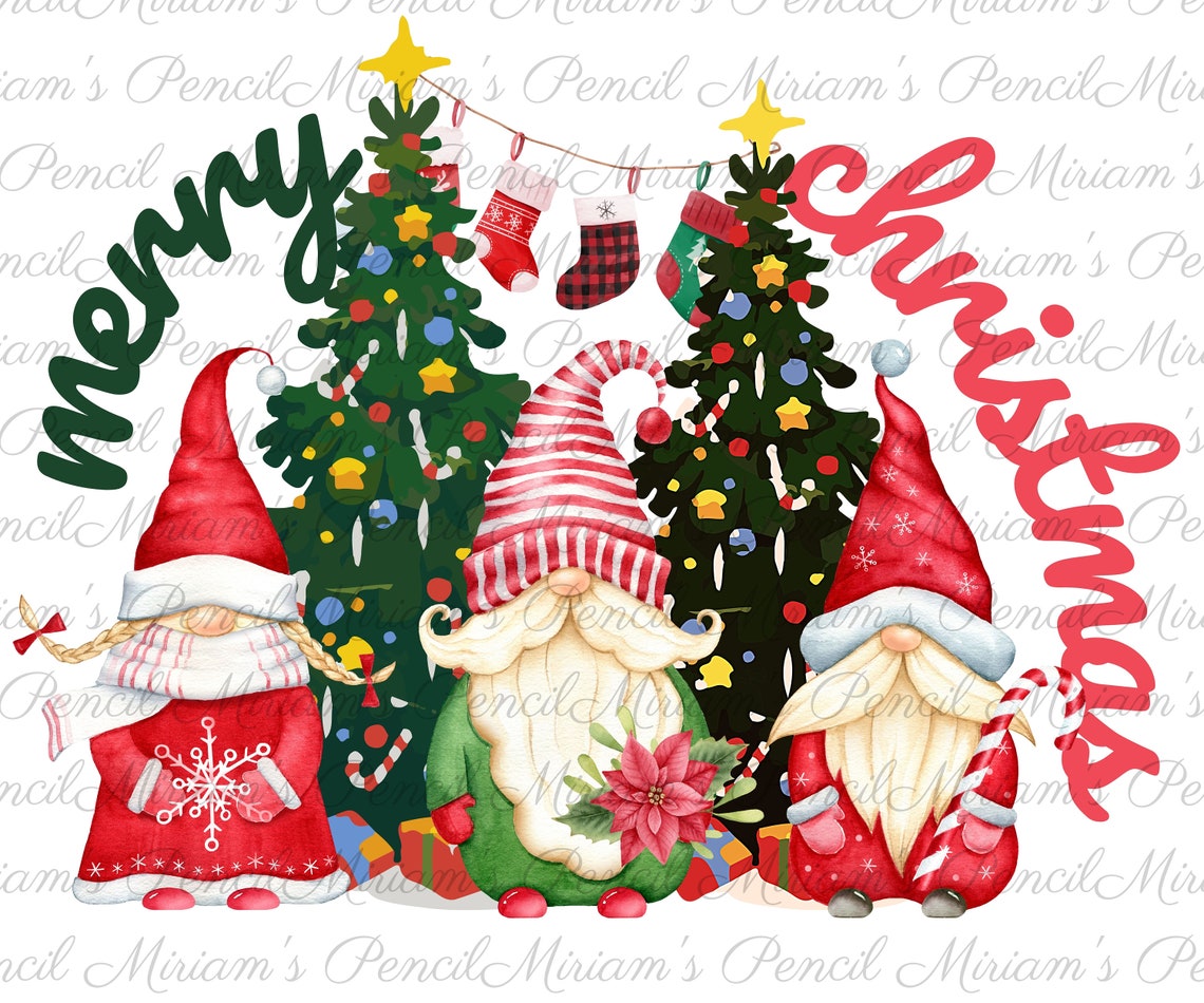 Gnomes for Christmas Png, Christmas Gnome,gnome Png,digital Download ...