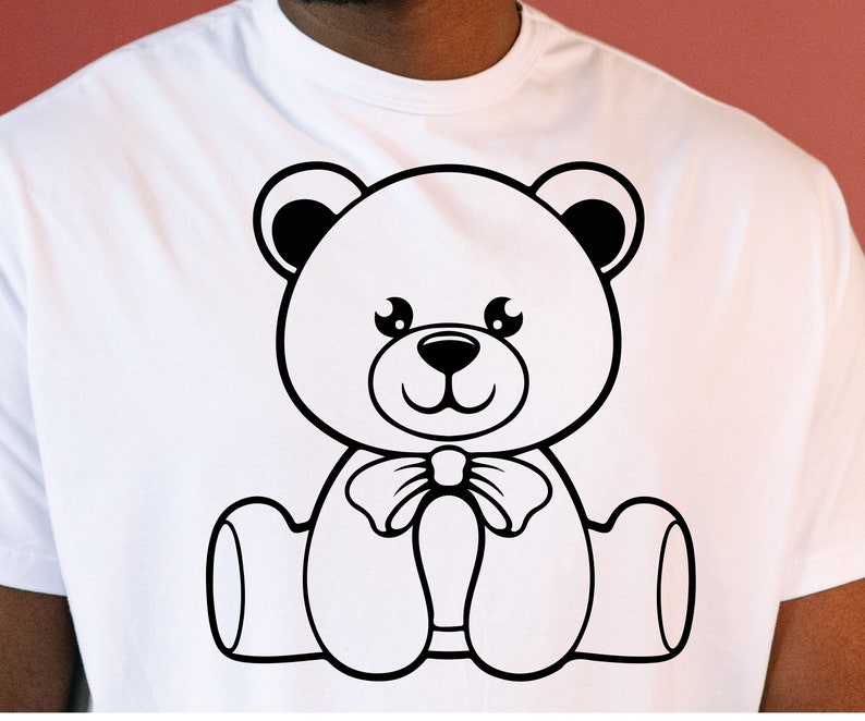 Teddy Bear Design PNG SVG Cricut Cut Files (Download Now) - Etsy