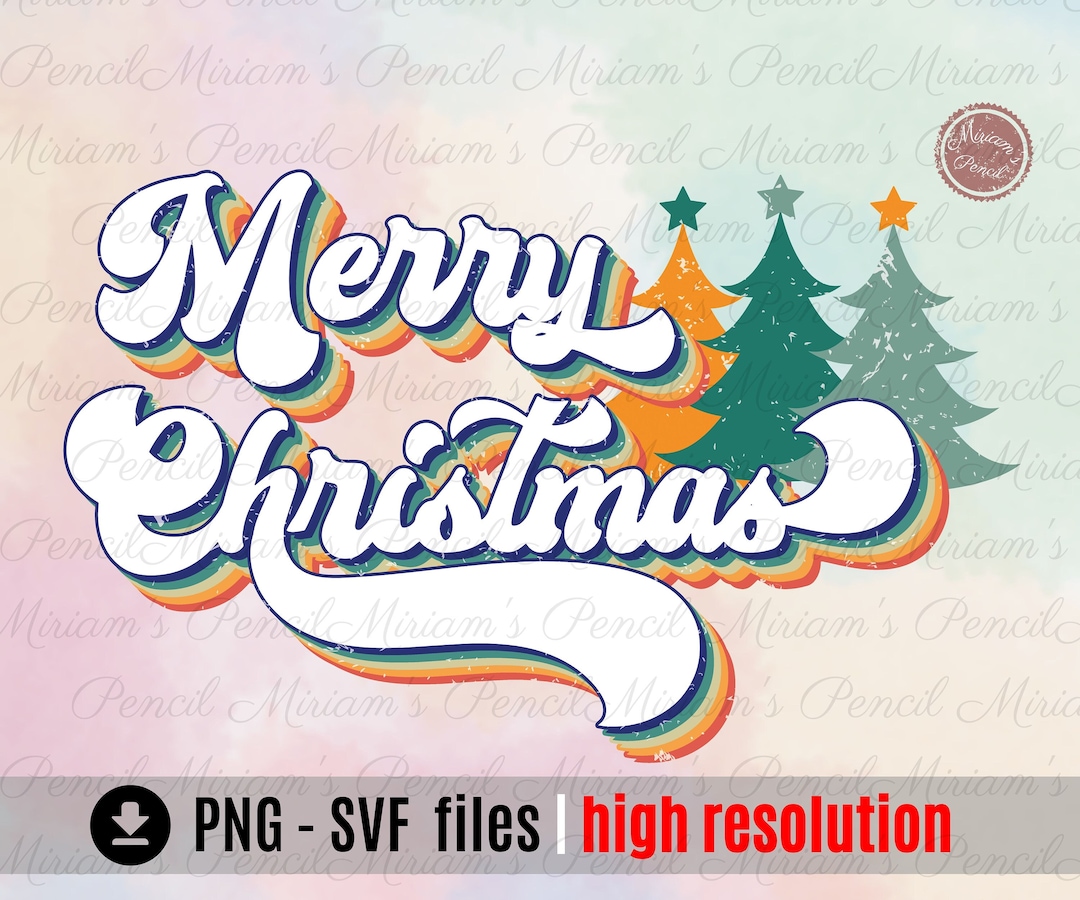 Vintage Merry Christmas PNG Svg, Merry Christmas Shirt,christmas ...