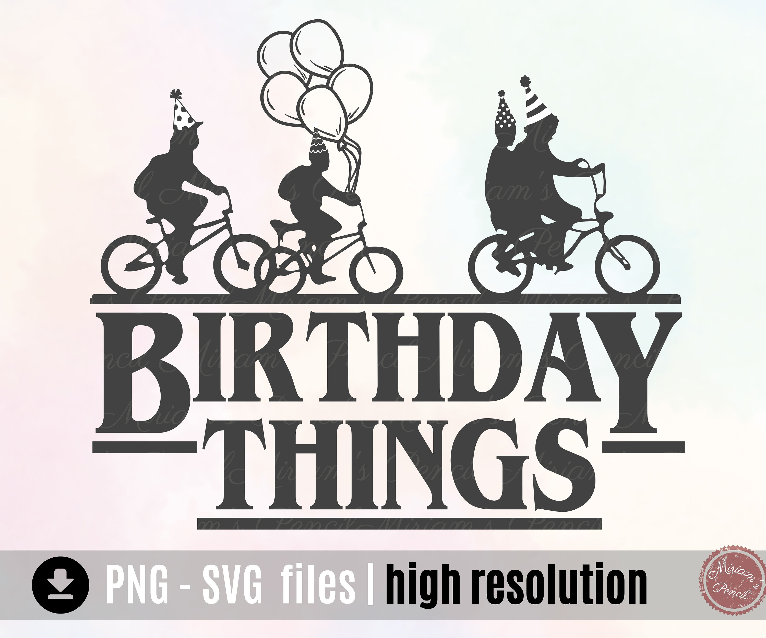 Birthday Things Svg Png, Birthday Tee Design, Stranger Things Birthday ...