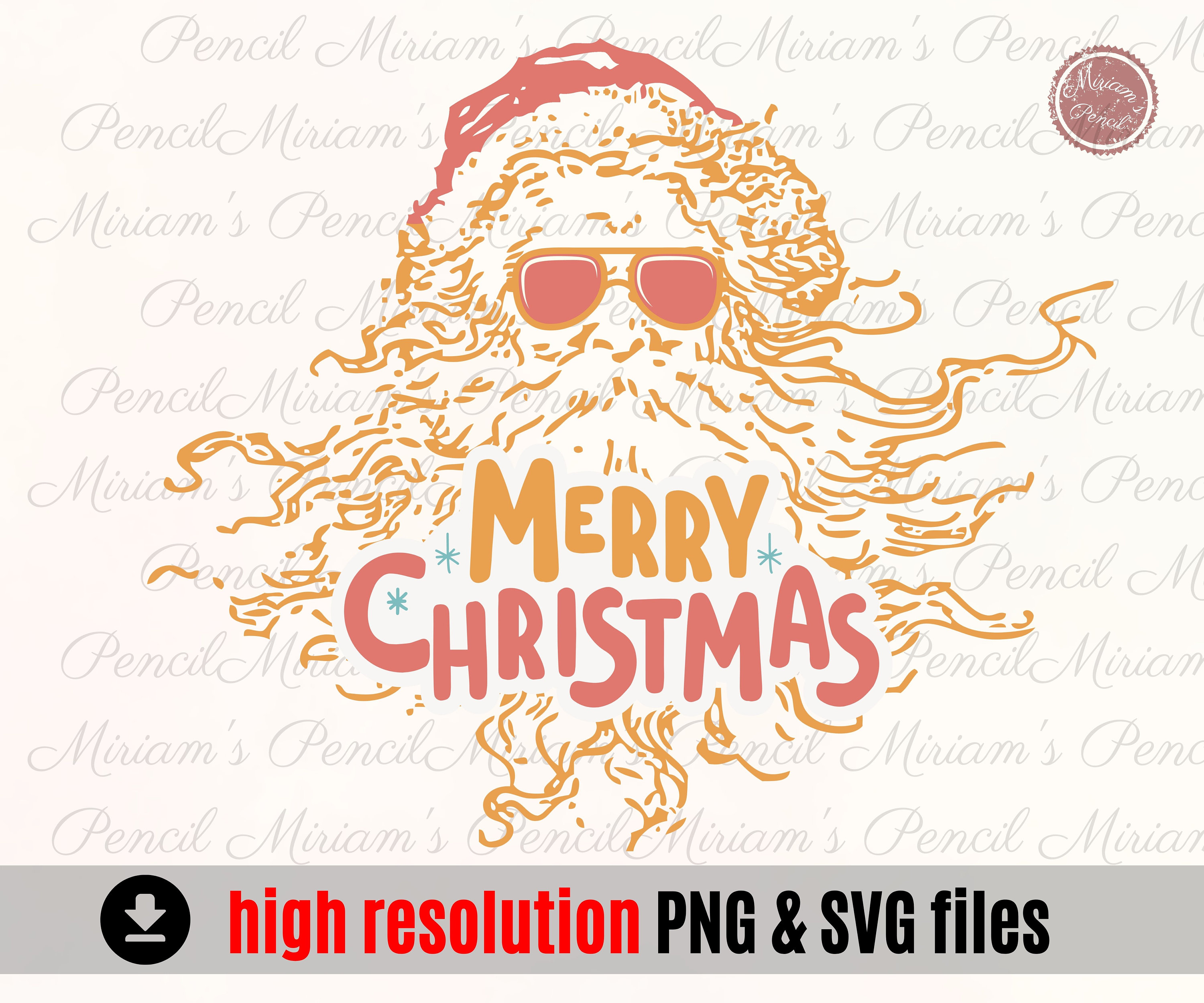 Santa Face Cut File, Santa SVG, Santa Face SVG, Christmas SVG, Santa ...