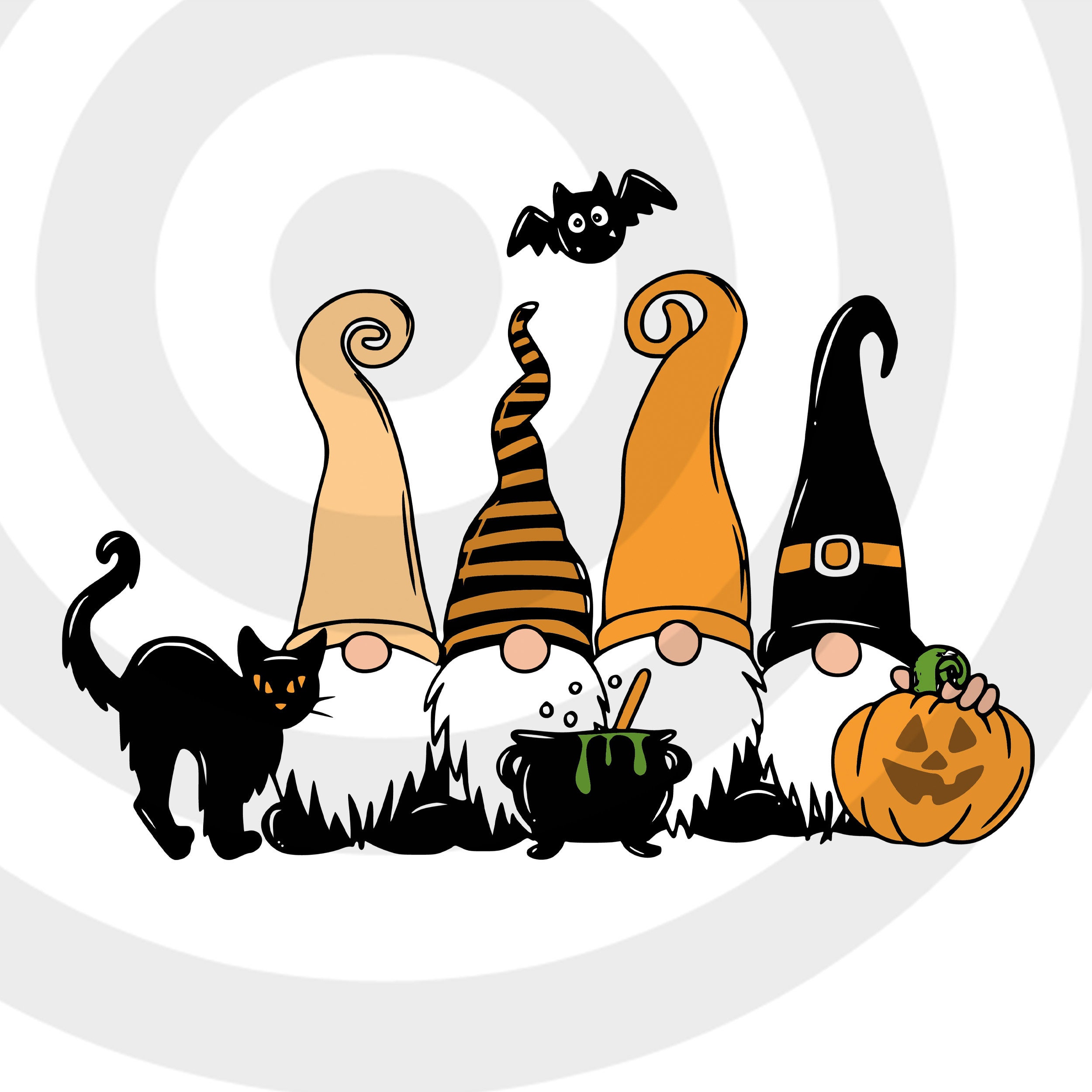 Halloween PNG, Halloween Gnomes PNG, Halloween Clipart, Sublimation ...