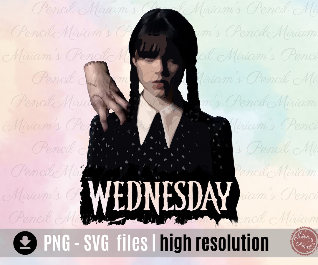 The Thing on Wednesday's Shoulder Png Svg, Hand on Shoulder Wednesday ...