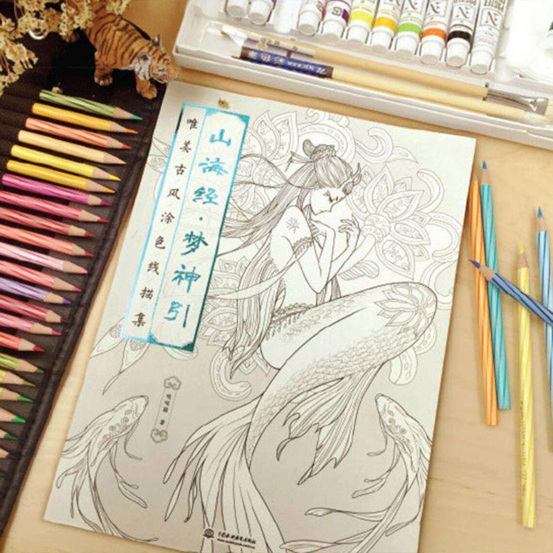 500 BUNDLE Asian Beauty Coloring Books, Adults Kids Instant Download ...