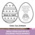 Easter Egg Bible Verse Coloring Bundle Kids Easter Printable Crafts and ...
