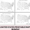 US Printable Map | US Sales Map Tracker | United States Blank Map ...