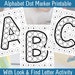 Alphabet Dot Marker Printable Pages | Preschool Kindergarten Homeschool ...