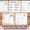 The Easter Story Snack Mix Bag Toppers, the Easter Story Treat Bag ...