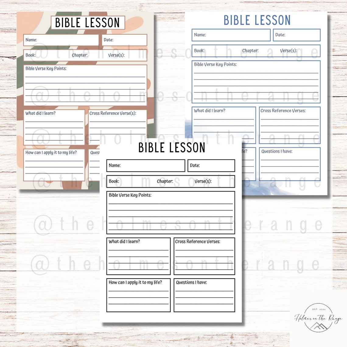 Bible Study Printable Sheets for Kids | Bible Lesson Journal Page ...