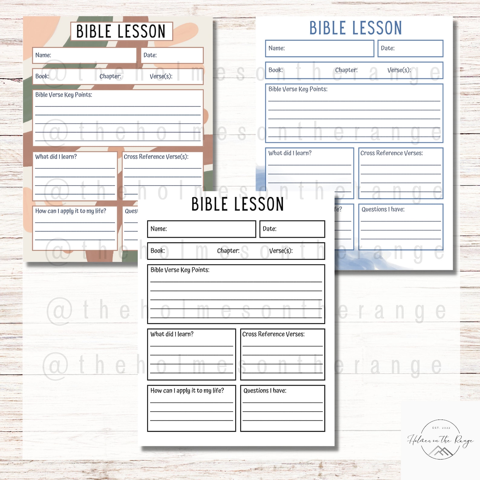 Bible Study Printable Sheets for Kids | Bible Lesson Journal Page ...