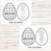 Easter Egg Bible Verse Coloring Bundle | Kids Easter Printable Crafts ...