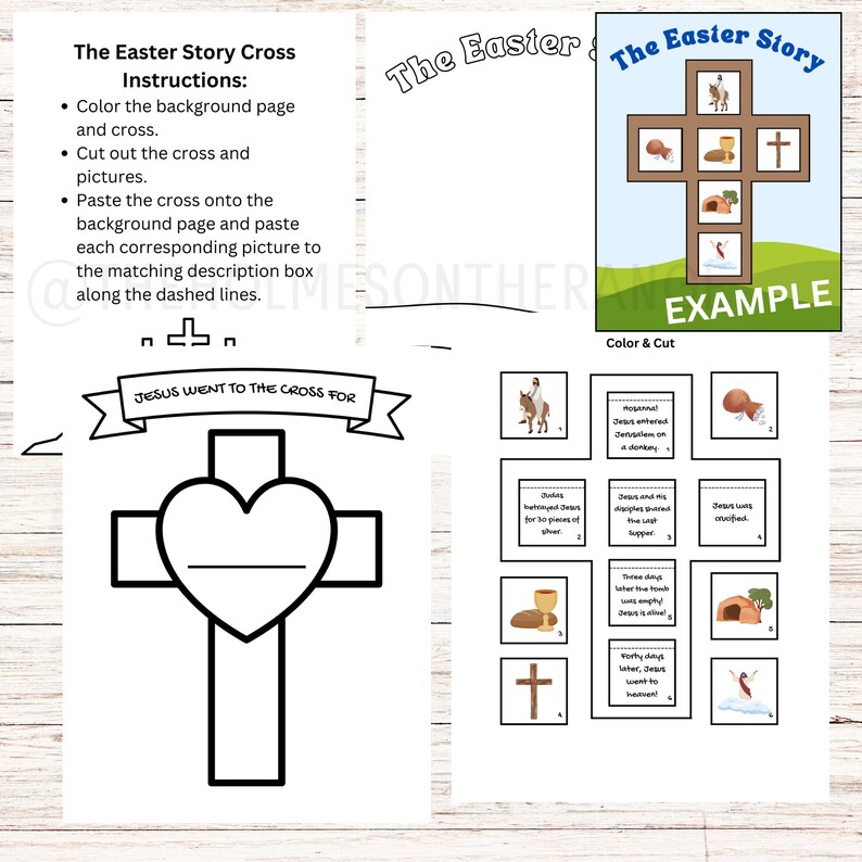 Easter Bible Verse Coloring Pages & Activities | Kids Easter Printable ...