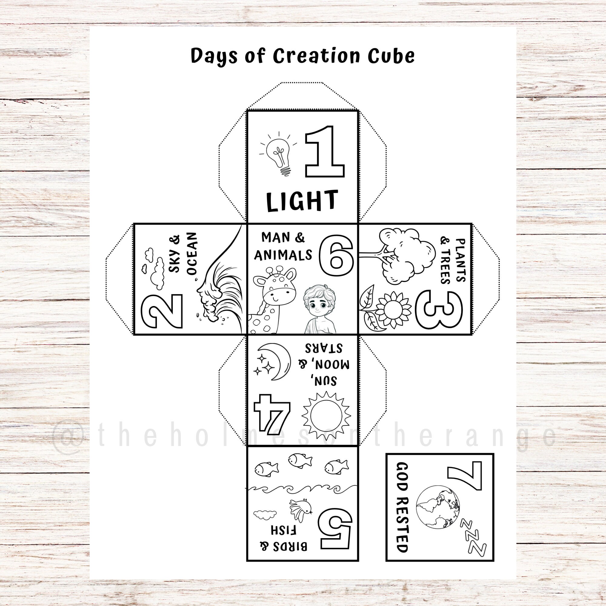 Letter C Creation Bible Craft for Kids Genesis 1 Kids Bible Lesson ...