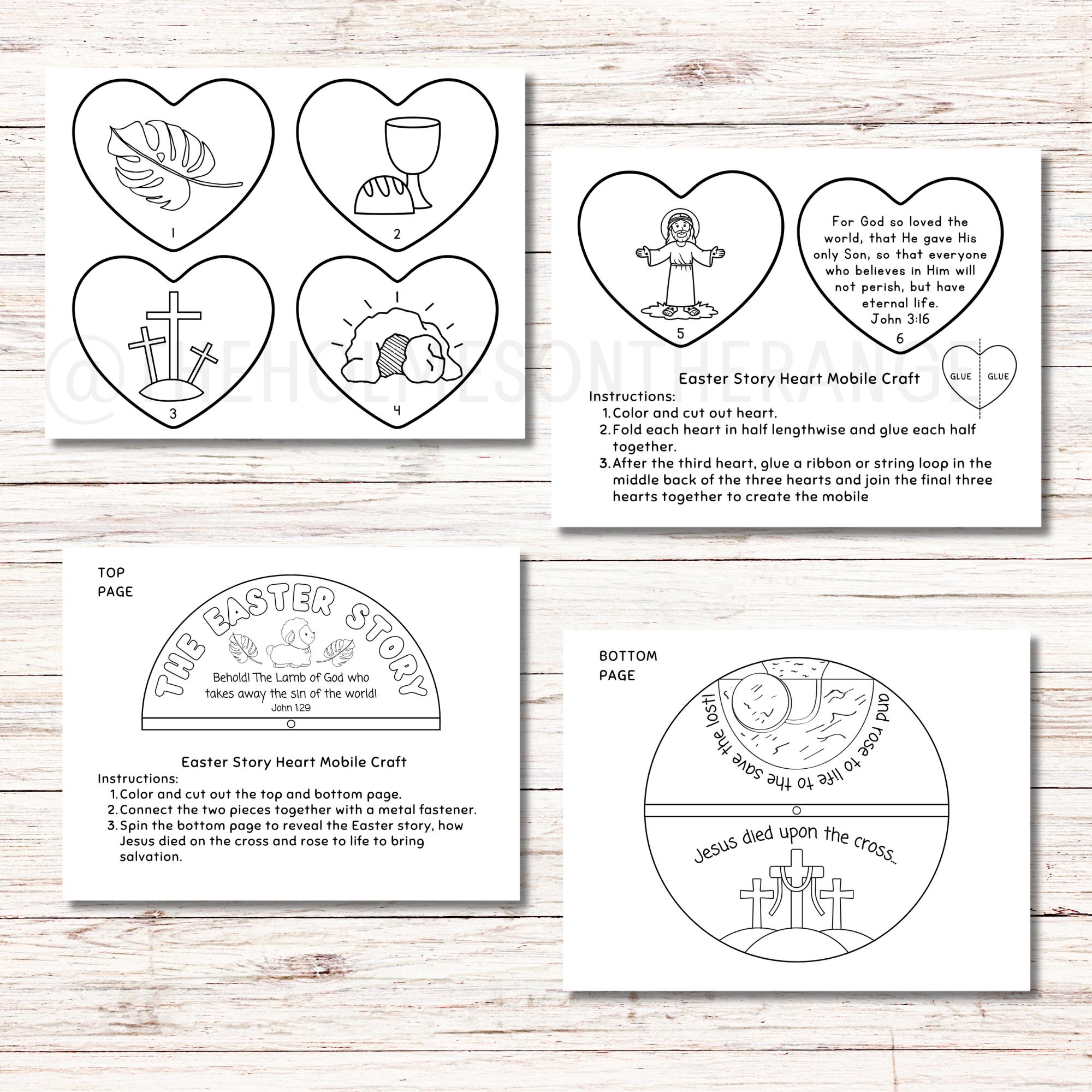 Easter Craft and Activity Bundle for Kids | Holy Week Crafts ...
