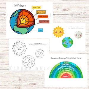 World Geography Maps and Activities Set | Continents Latitude Longitude ...