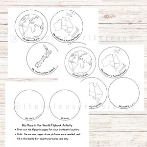 World Geography Maps and Activities Set | Continents Latitude Longitude ...
