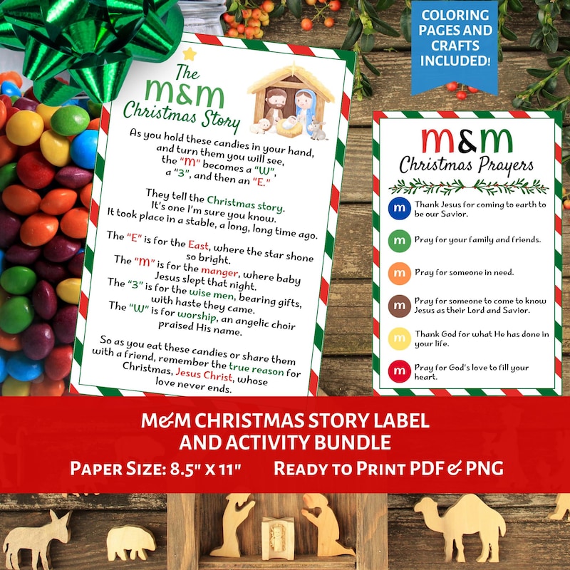 Christmas M M Poem - Etsy