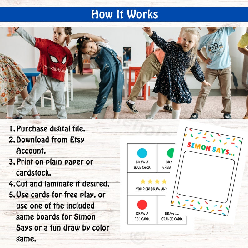 Animal Movement Cards | Printable 3" X 5" 28-piece Flash Card Set ...
