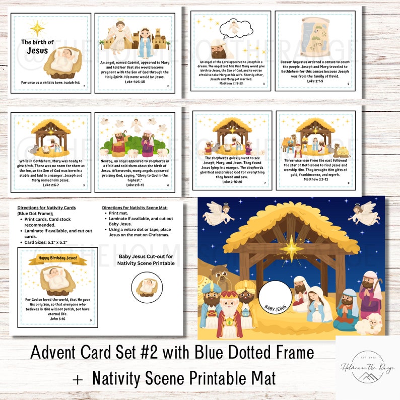 Nativity Craft for Kids | Advent Cards for Kids | Kids Christmas Story ...