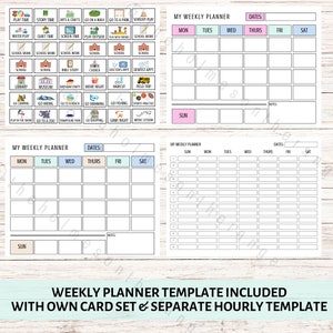 Routine and Chore Chart Bundle for Kids Allowance Tracker - Etsy