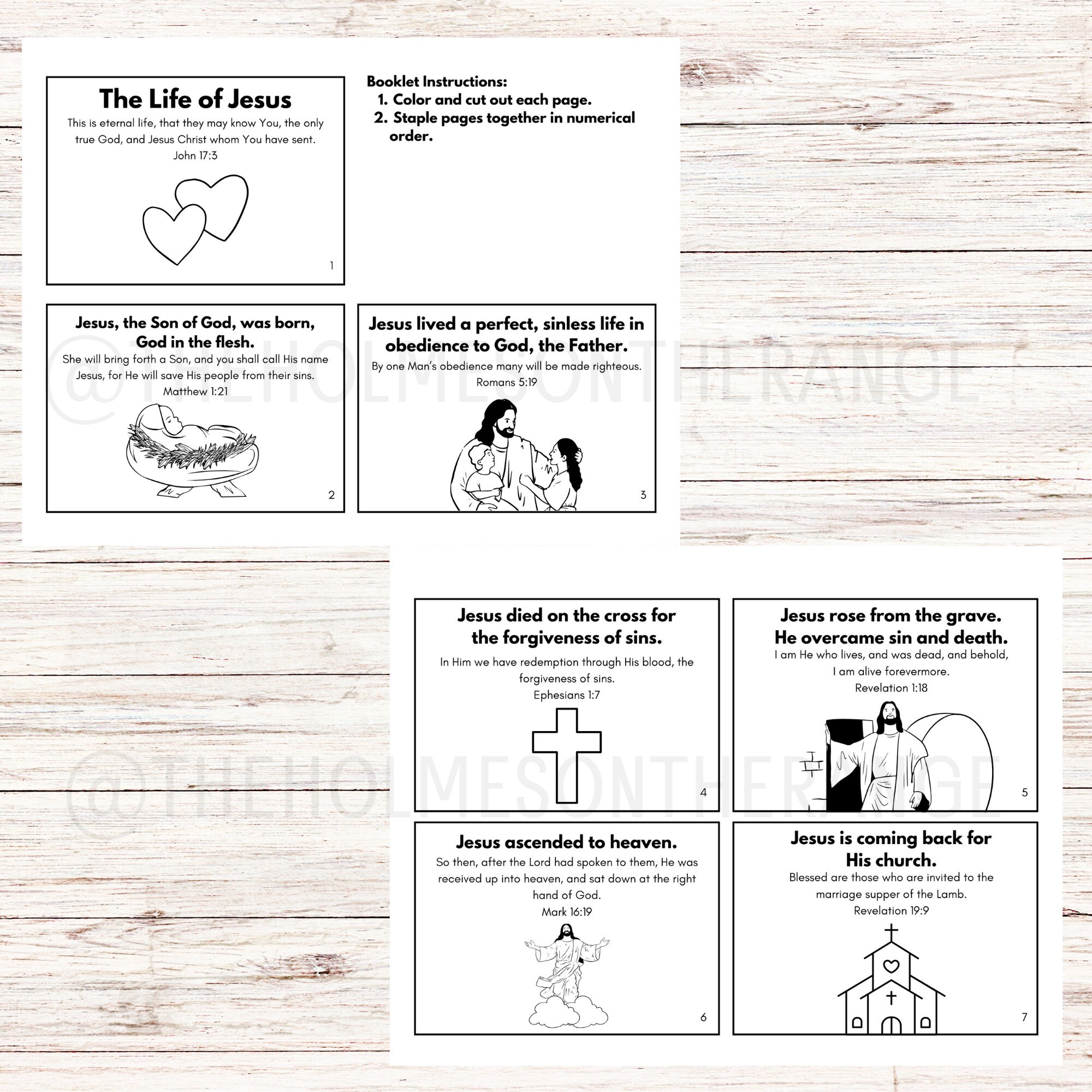 Easter Egg Bible Verse Coloring Bundle Kids Easter Printable Crafts and ...