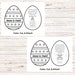 Easter Egg Bible Verse Coloring Bundle | Kids Easter Printable Crafts ...