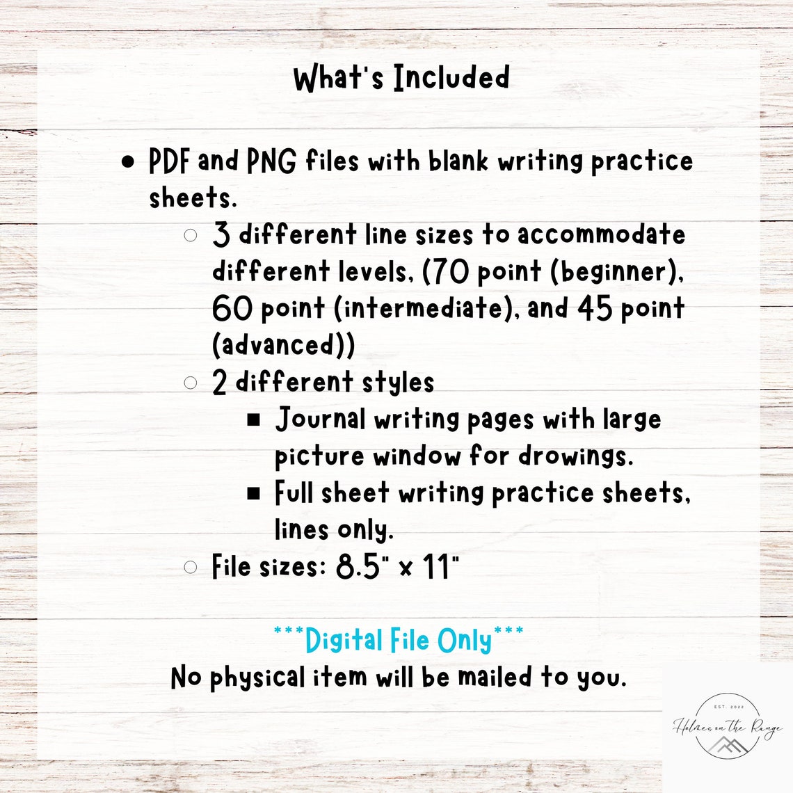 Writing Paper With Picture Box and Blank Practice Sheets | Printable ...