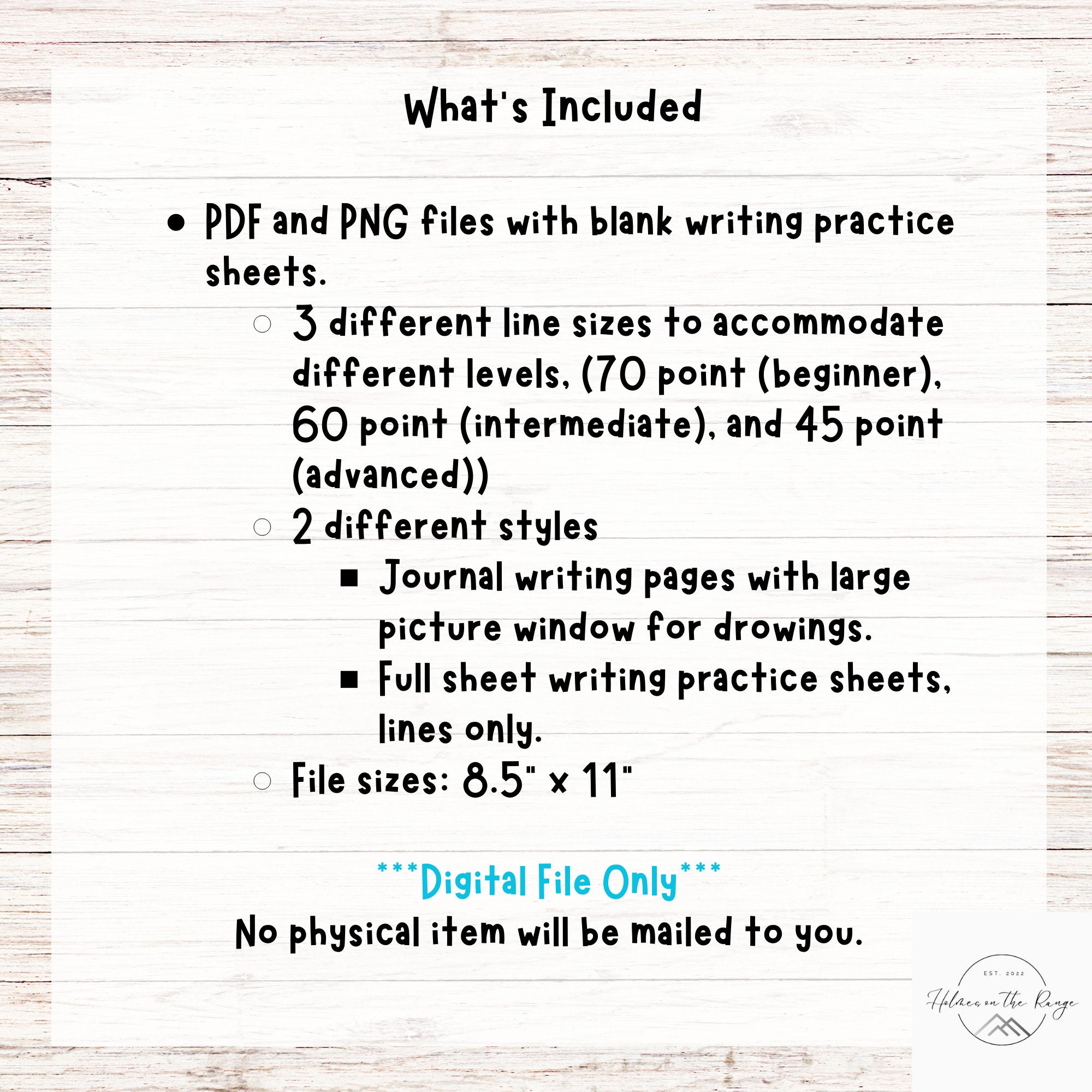 Writing Paper With Picture Box and Blank Practice Sheets | Printable ...