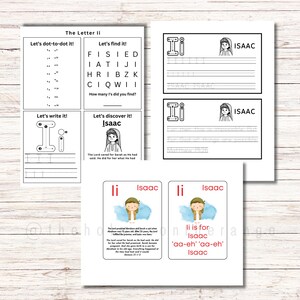 Letter I Isaac Bible Craft for Kids | Abraham & Sarah Kids Bible Lesson ...