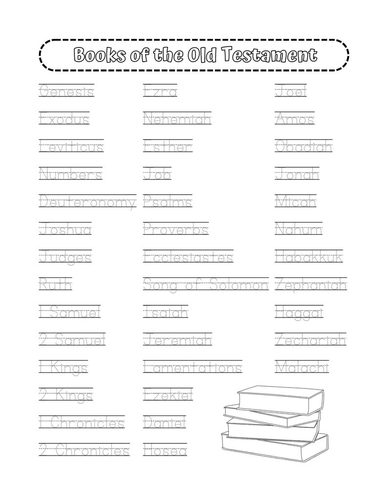 Handwriting Practice Sheets Printable PDF Bible Verse Theme - Etsy