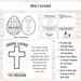 Easter Egg Bible Verse Coloring Bundle | Kids Easter Printable Crafts ...