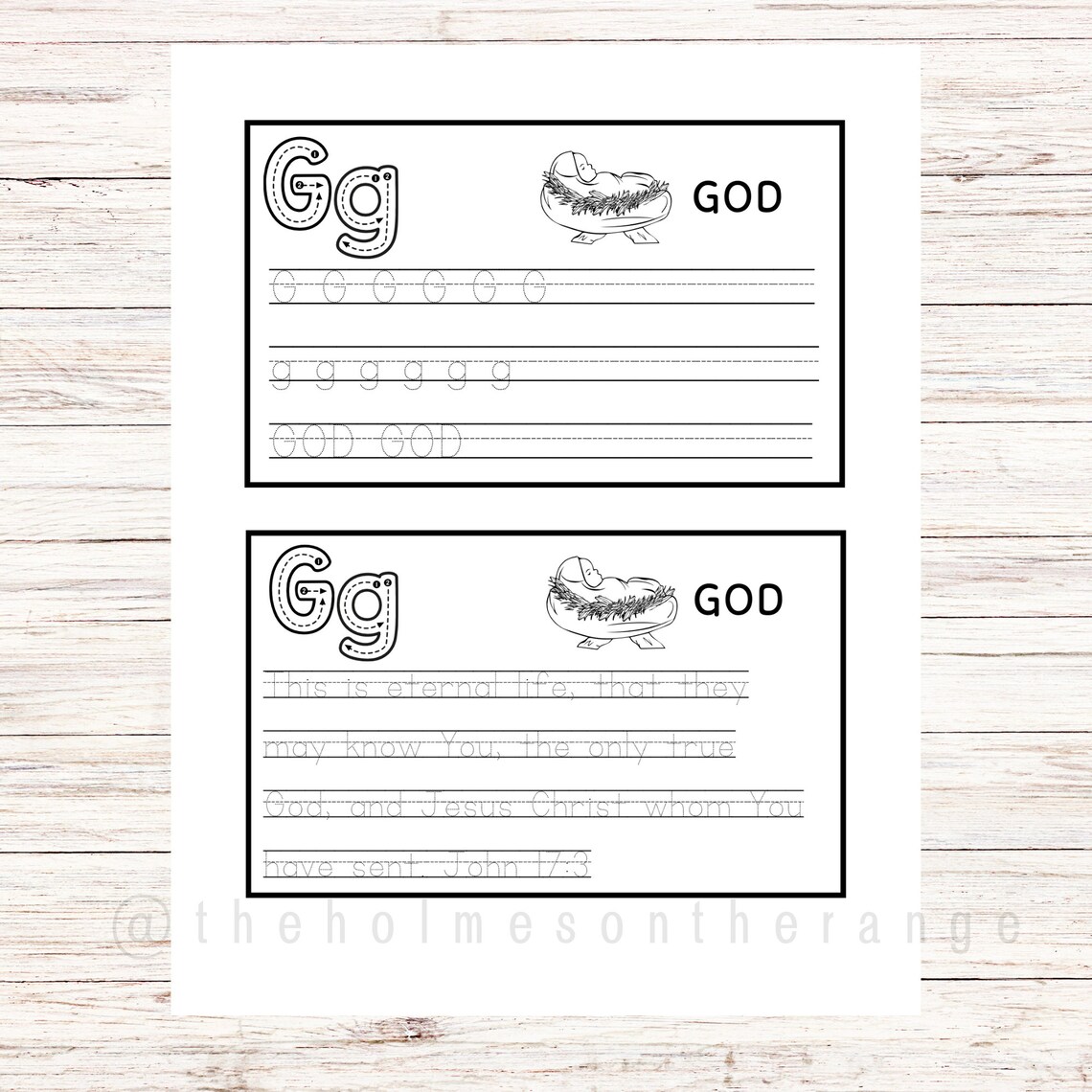 Letter G God Bible Craft for Kids Attributes of God Activity Kids Bible ...