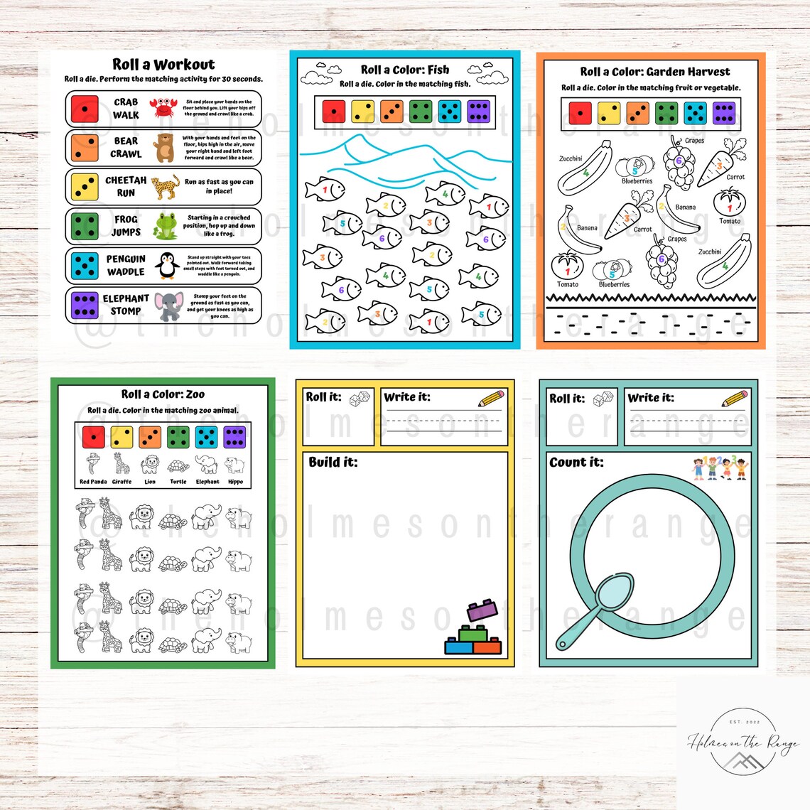 Dice Games for Kids | Preschool Kindergarten Math Reading Writing ...