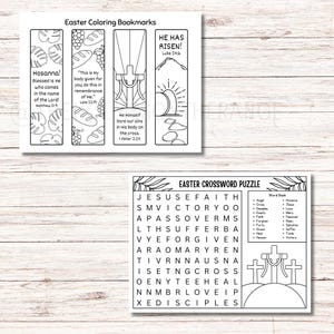 Easter Craft and Activity Bundle for Kids | Holy Week Crafts ...