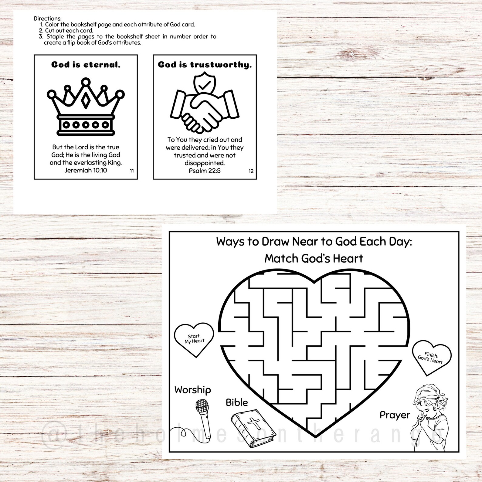 Letter G God Bible Craft for Kids Attributes of God Activity Kids Bible ...