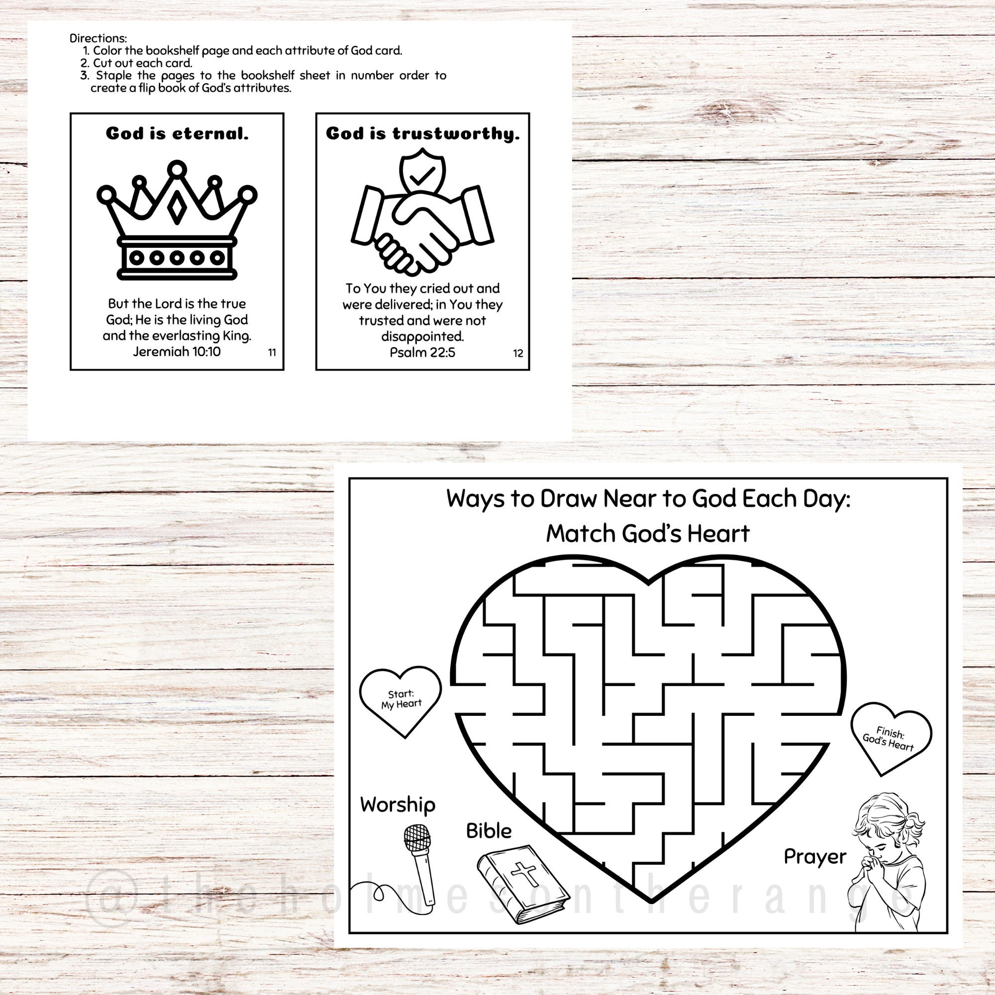 Letter G God Bible Craft for Kids Attributes of God Activity Kids Bible ...